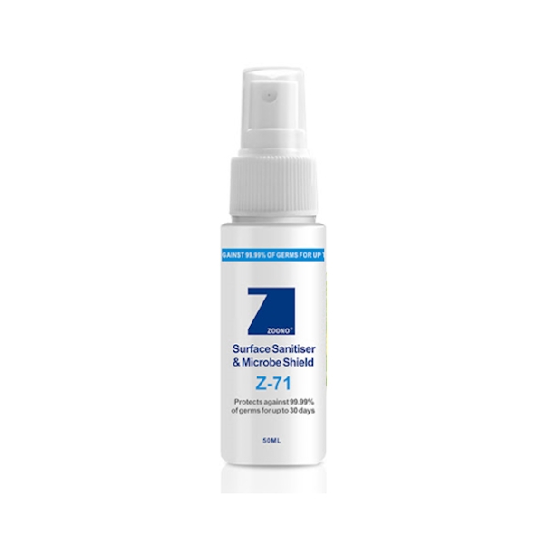 Zoono Z71 Surface Sanitiser & Microbe Shield Spray 50ml | Disinfectant ...