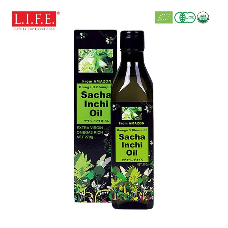 LIFE | Organic Sacha Inchi Oil 310ml | 油 | ESDlife健康網購