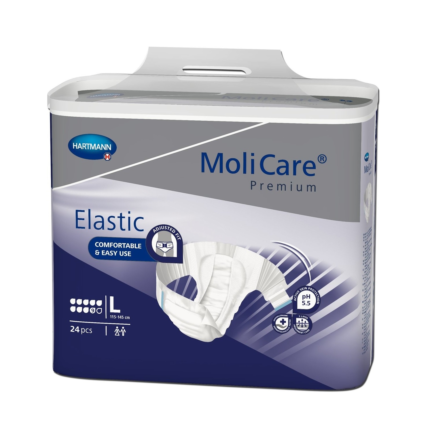 Hartmann MoliCare® Premium Elastic Drop 9 L P24 (1Box 3packs) | Adult ...