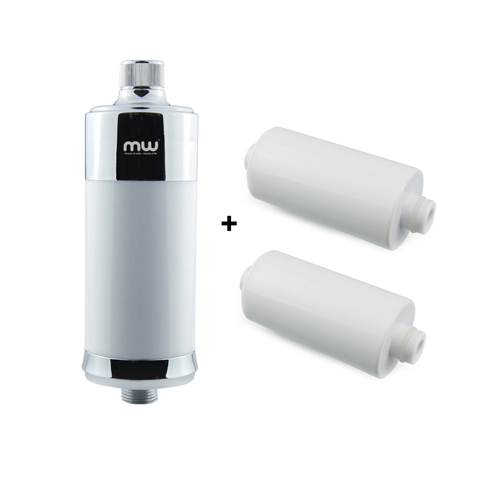 MW HL-25F | De-lead shower filter + two filter set | Removal of ...
