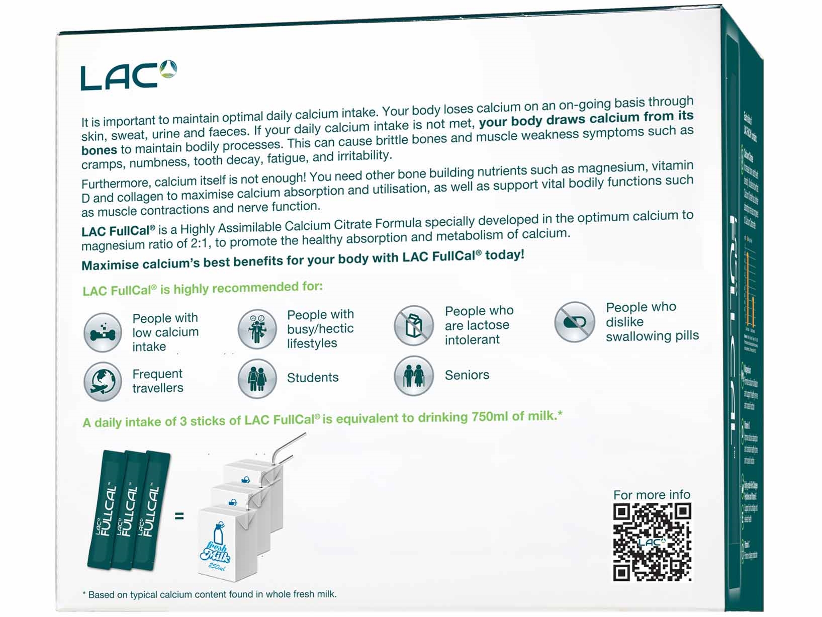 LAC 優鎂鈣 60包 | 鈣 | ESDlife健康網購