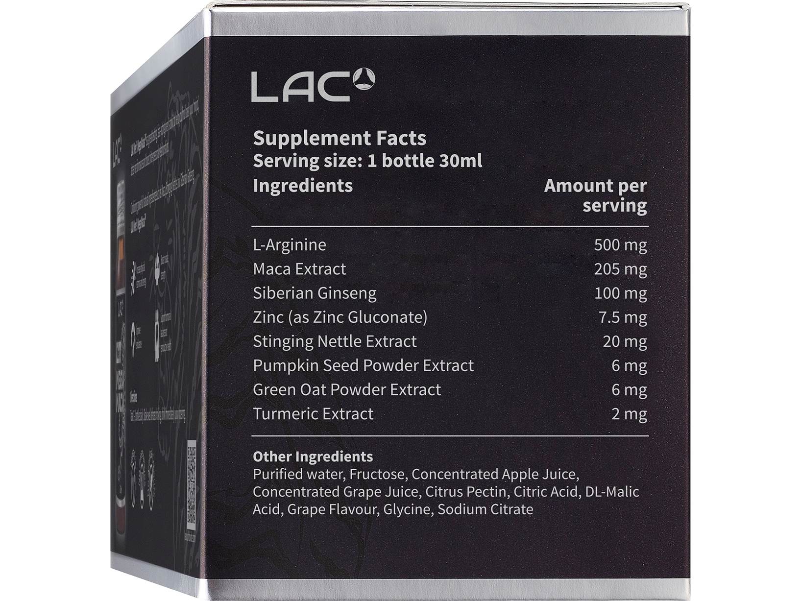 LAC Men's Mega Maca 30ml x 10 bottles | Male Supplement | ESDlife健康網購