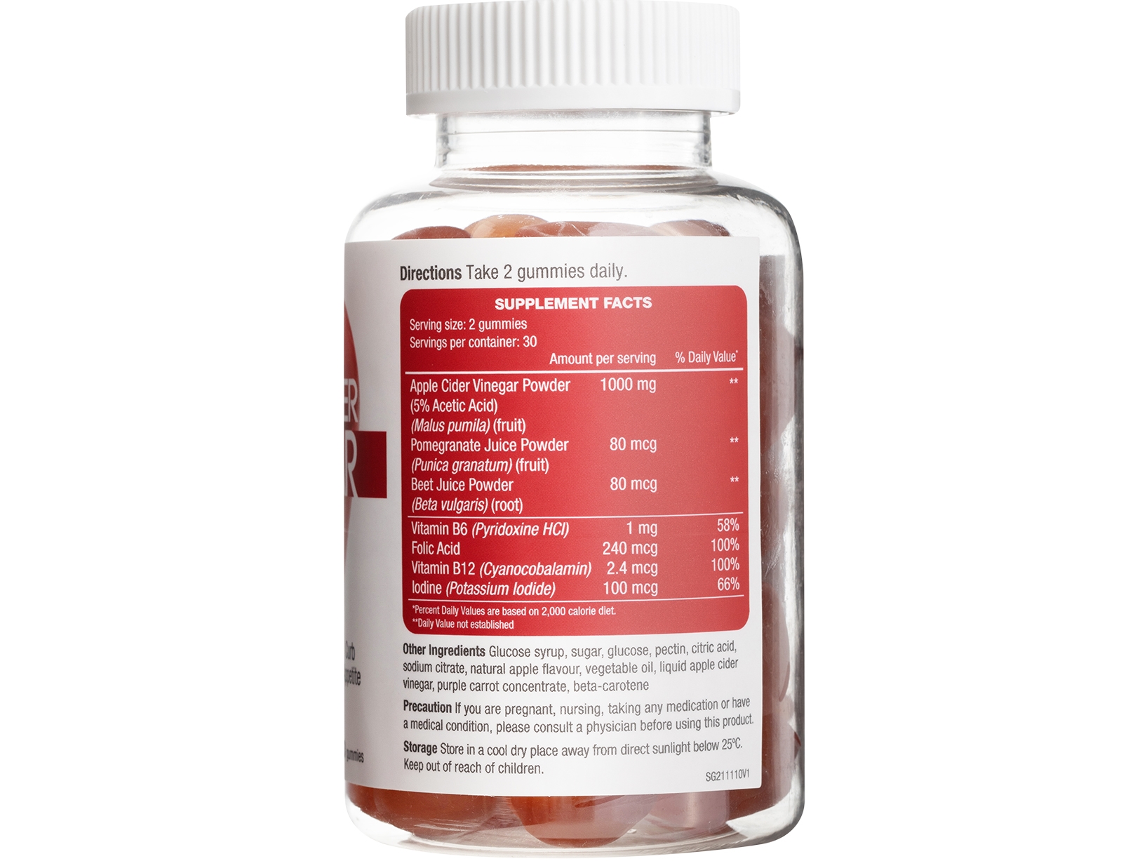 XNDO APPLE CIDER VINEGAR 'THE MOTHER'(60 GUMMIES) | Slimming & Fitness | ESDlife健康網購