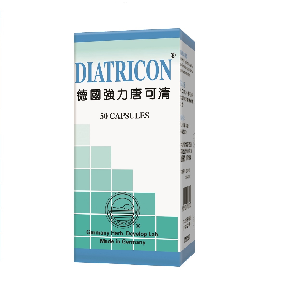 Germany Herb Diatricon 50 Capsules | Traditional Chinese Supplement | ESDlife健康網購