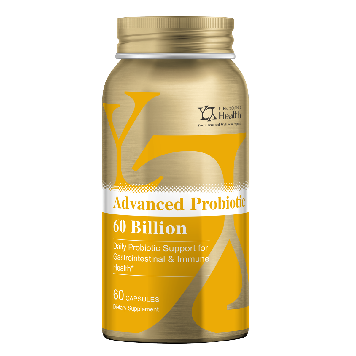Life Young Health Advanced Probiotic 60 Billion 60 Capsules | Health of Digestive System ...