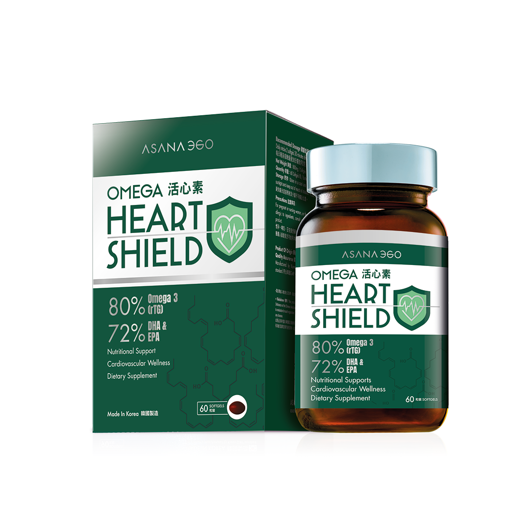 ASANA 360 Omega活心素 (60粒) | 奥米加 Omega 3 | ESDlife健康網購