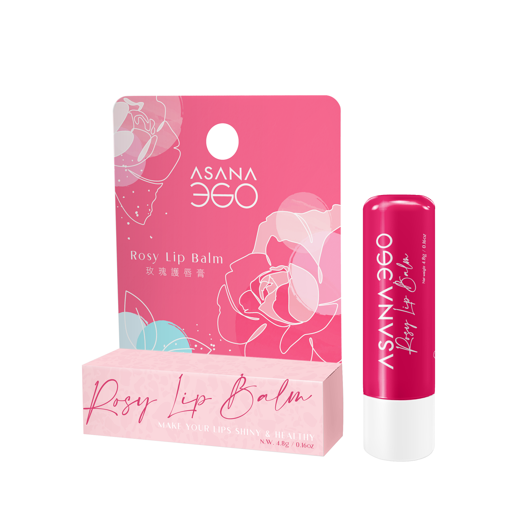 ASANA 360 Rosy Lip Balm | Skin Health | ESDlife健康網購
