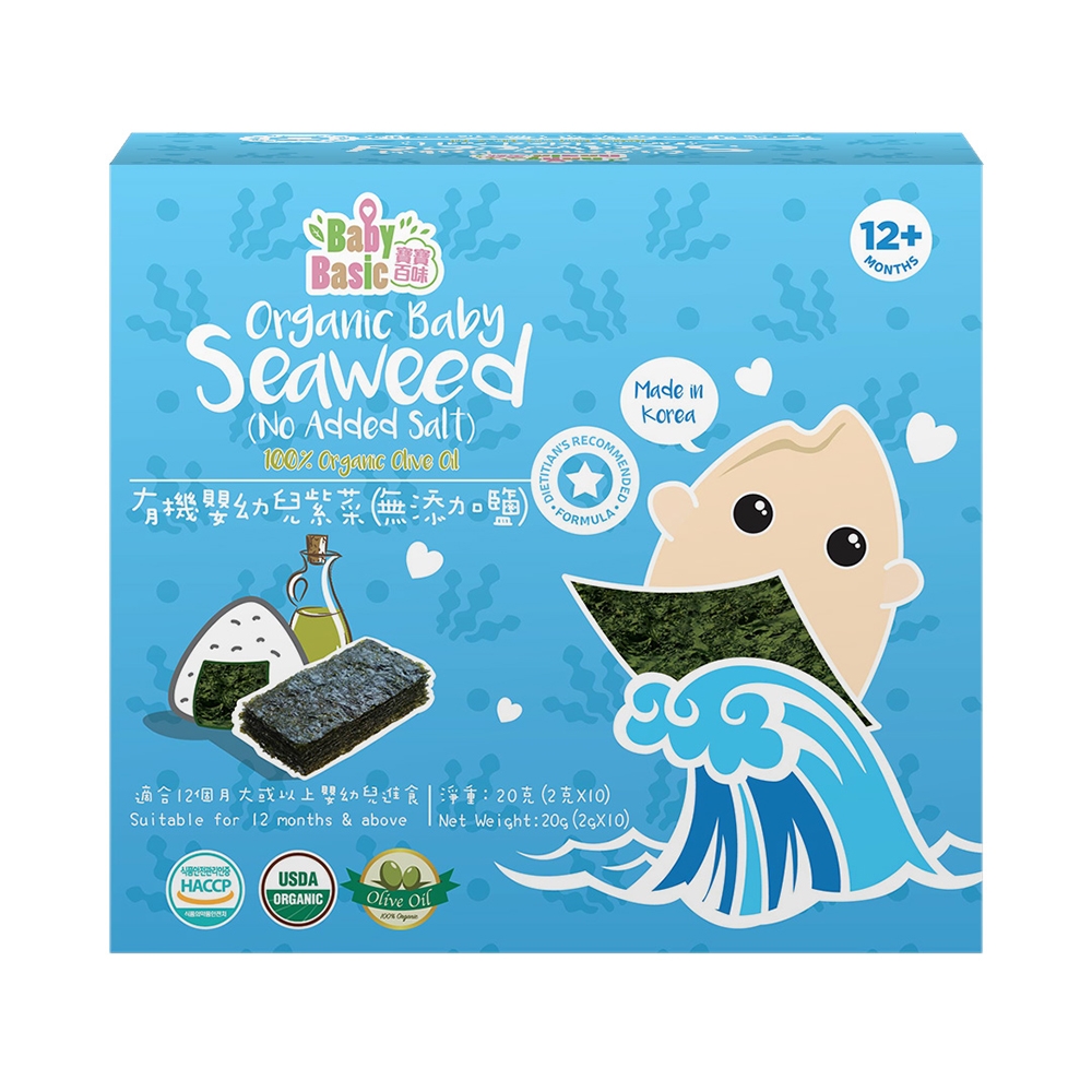 Baby Basic Organic baby seaweed 2gx10 | Baby and Children Development ...