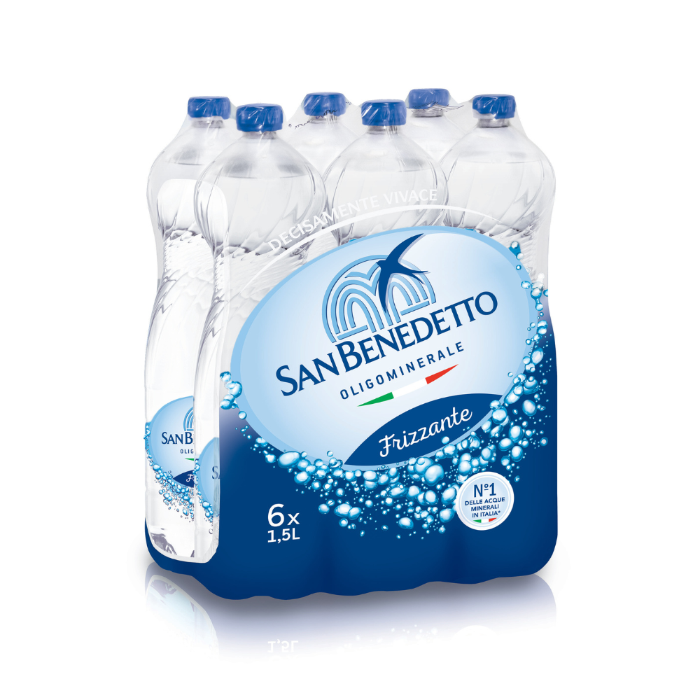 San Benedetto | Mineral Water (Sparkling) 1.5L 6pcs | Water | ESDlife健康網購