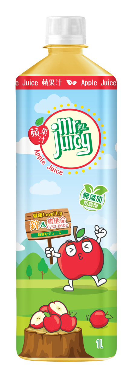 Mr. Juicy Apple Juice (1 liters x 12 bottles) | Healthy Drinks ...