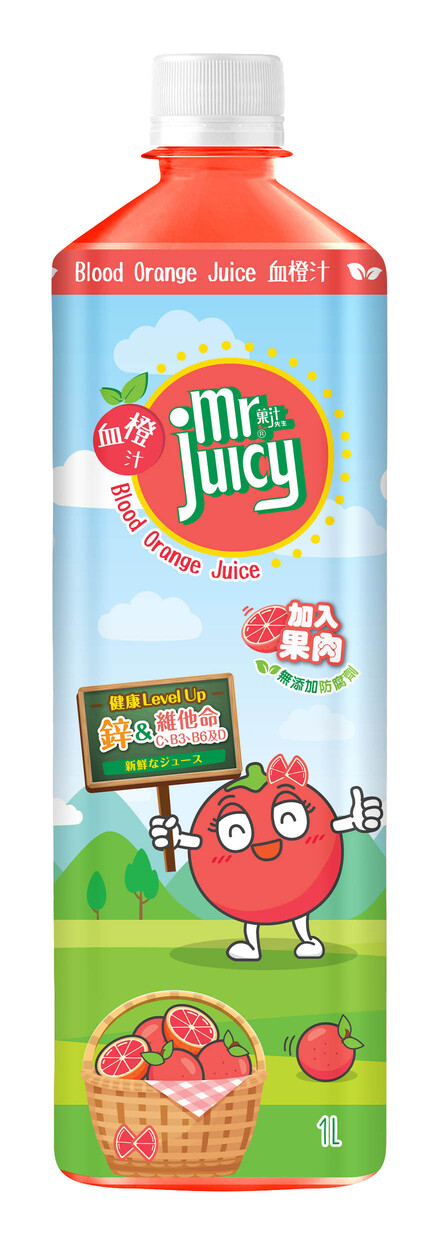 Mr. Juicy Blood Orange Juice (1 liter x 12 bottles) | Healthy Drinks ...